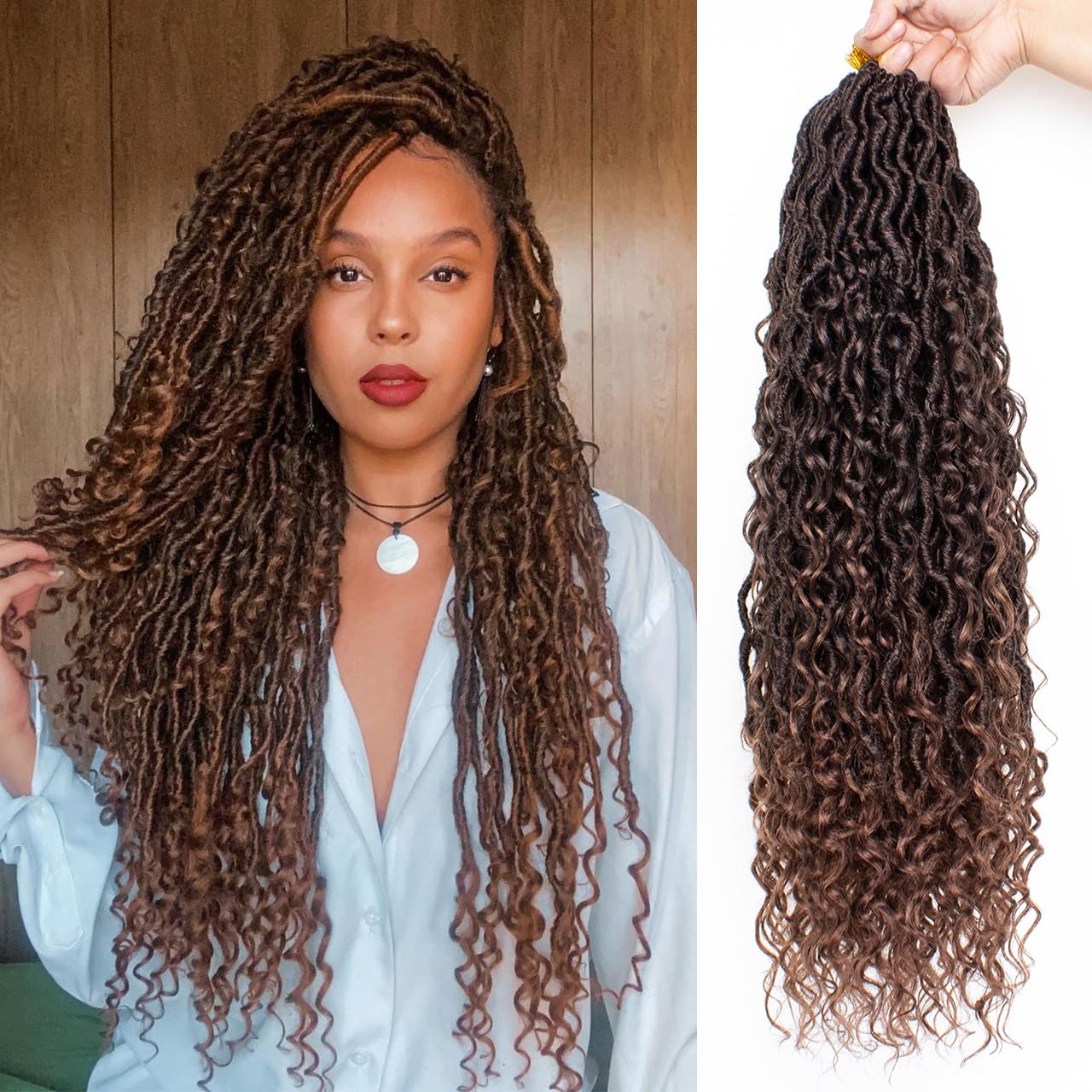 Snapklik.com : ZRQ 30 Inch Goddess Faux Locs Crochet Hair T30 River ...