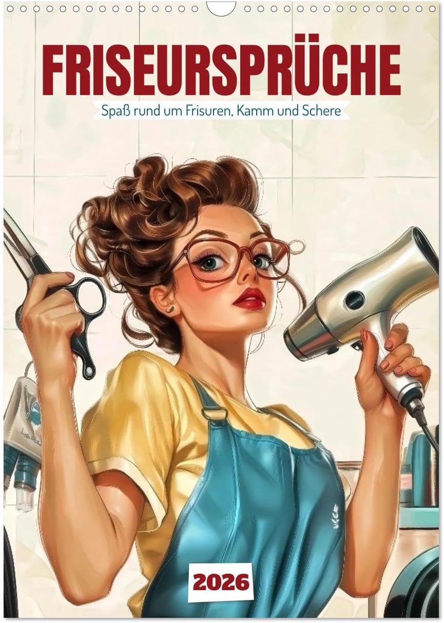 Hairdressing sayings, fun with hairstyles, combs and scissors CA ...