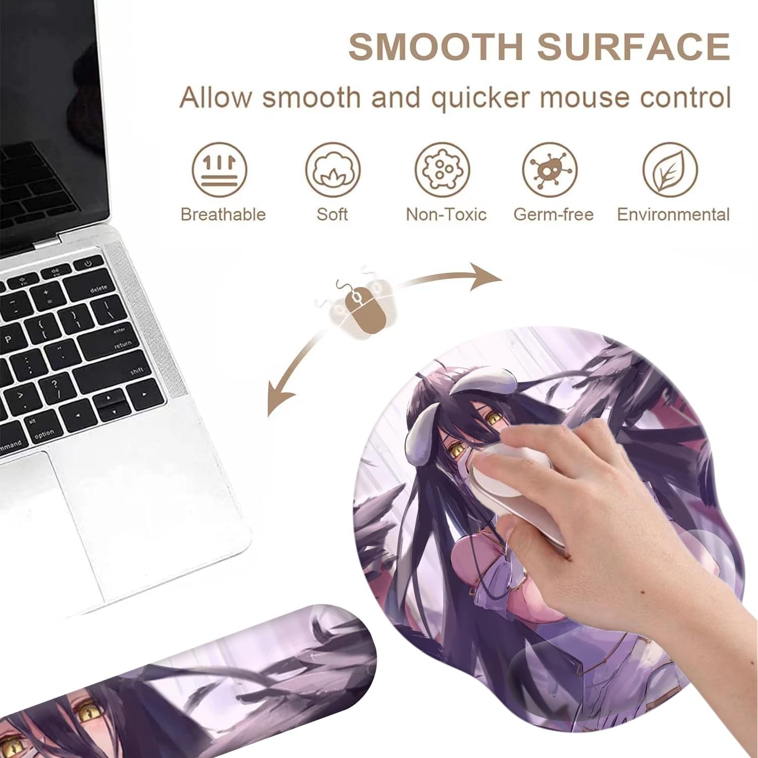 Snapklik.com : Fonyell Anime Mouse Pad