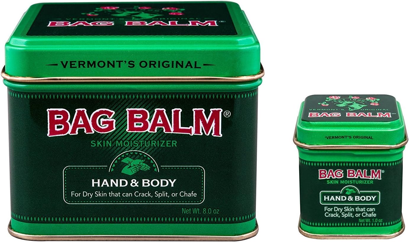Amazon.com : Bag Balm 2 Pack (8 Ounce & 1 Ounce) : Lip Balms And ...