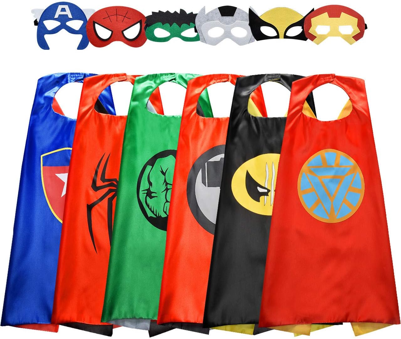 Roko Toys for 3-10 Year Old Boys, Superhero Capes for Kids Dress up ...