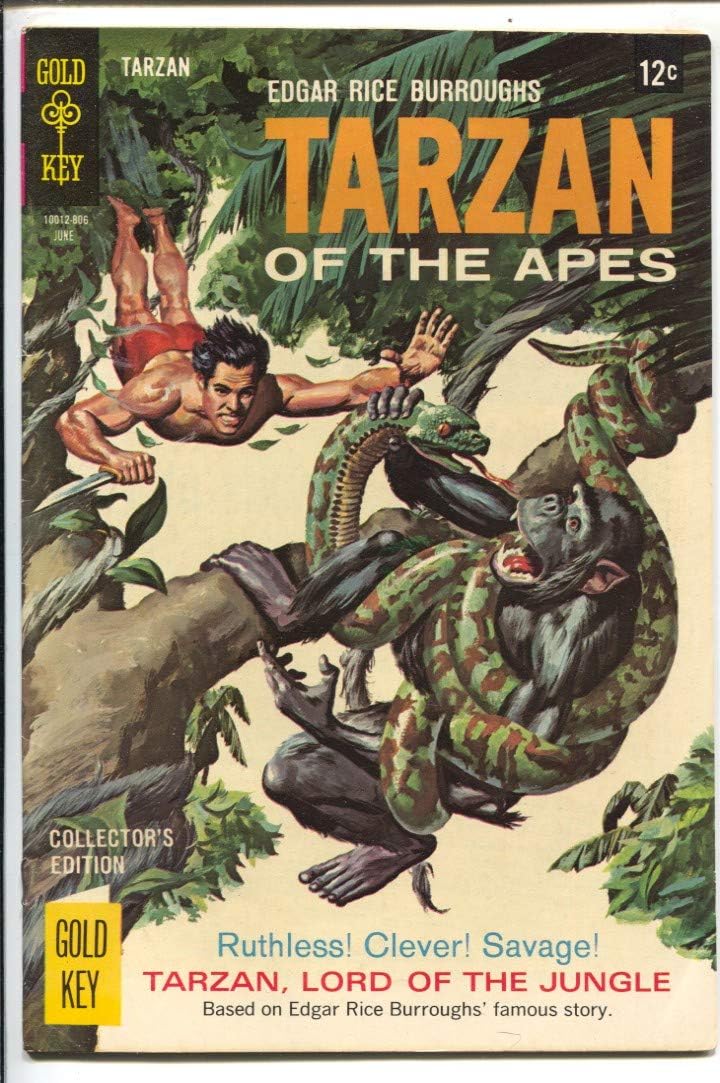 Amazon.com: Tarzan #176 1968-Gold Key-Edgar Rice Burroughs-Tarzan Lord ...