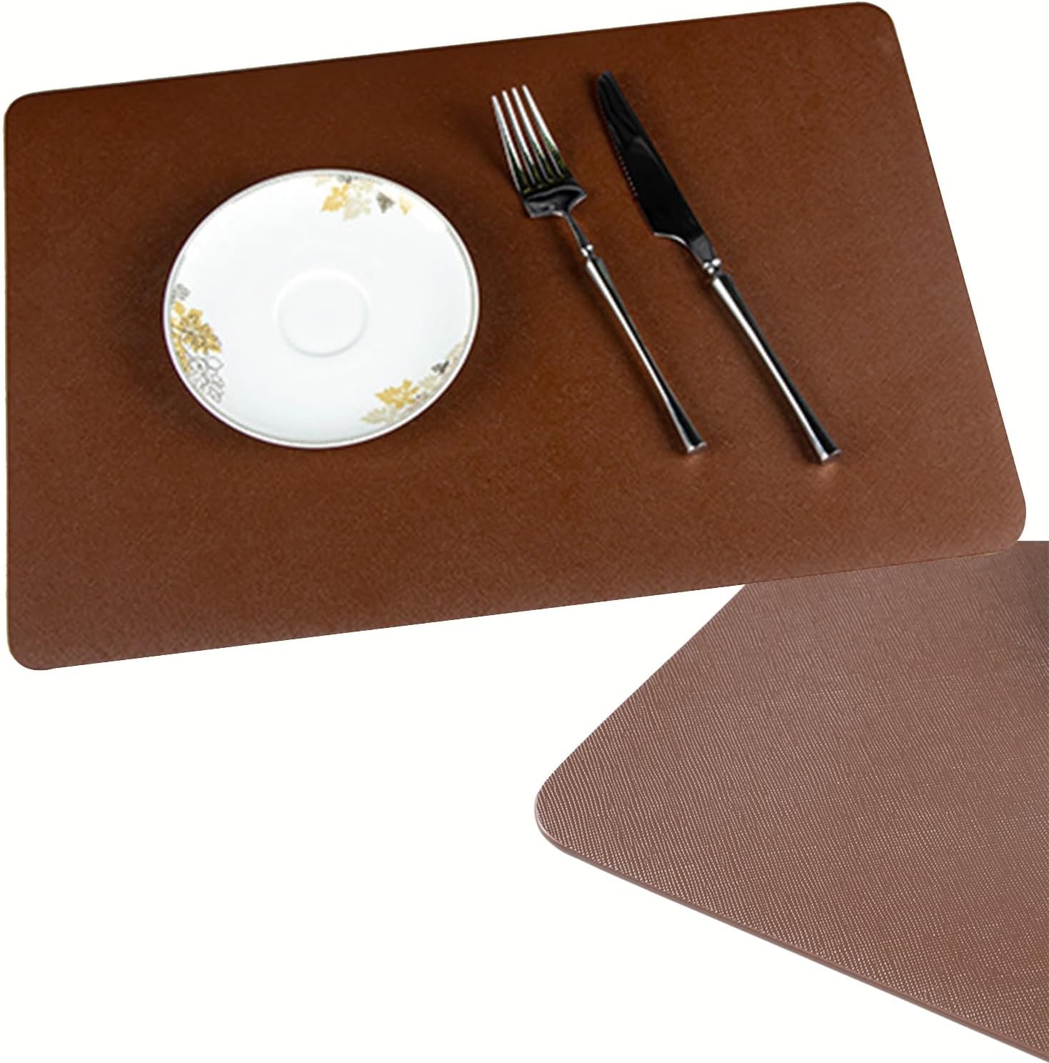 Amazon.com: Placemats Plate Mat Washable Placemats Heat-Resistant ...