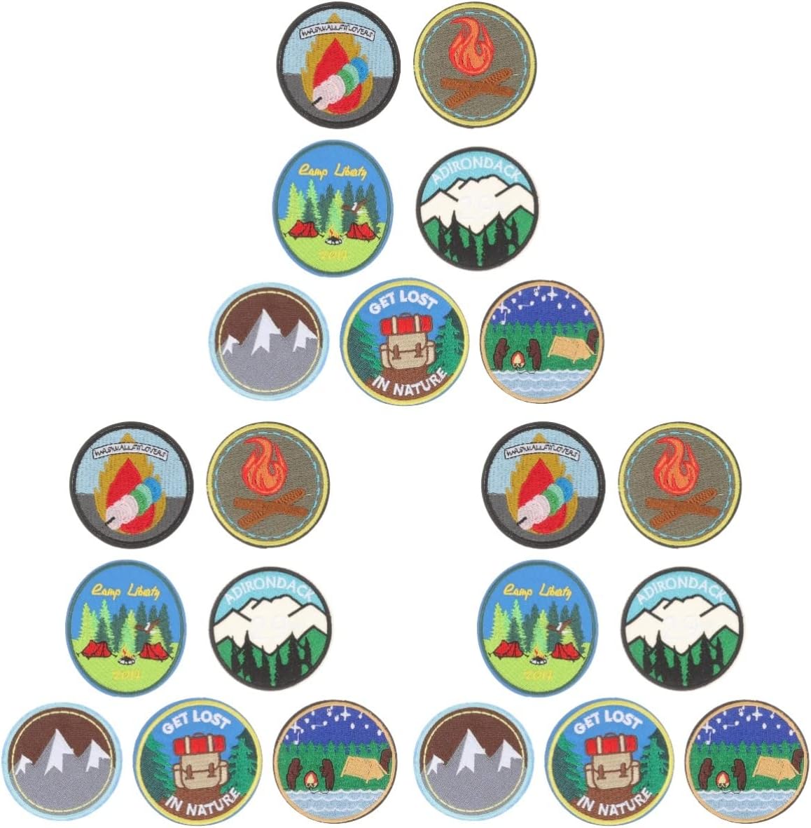 Amazon Ciieeo 21 Pcs Embroidery Patches Girl Scouts Round Iron On amazon-ciieeo-21-pcs-embroidery-patches-girl-scouts-round-iron-on