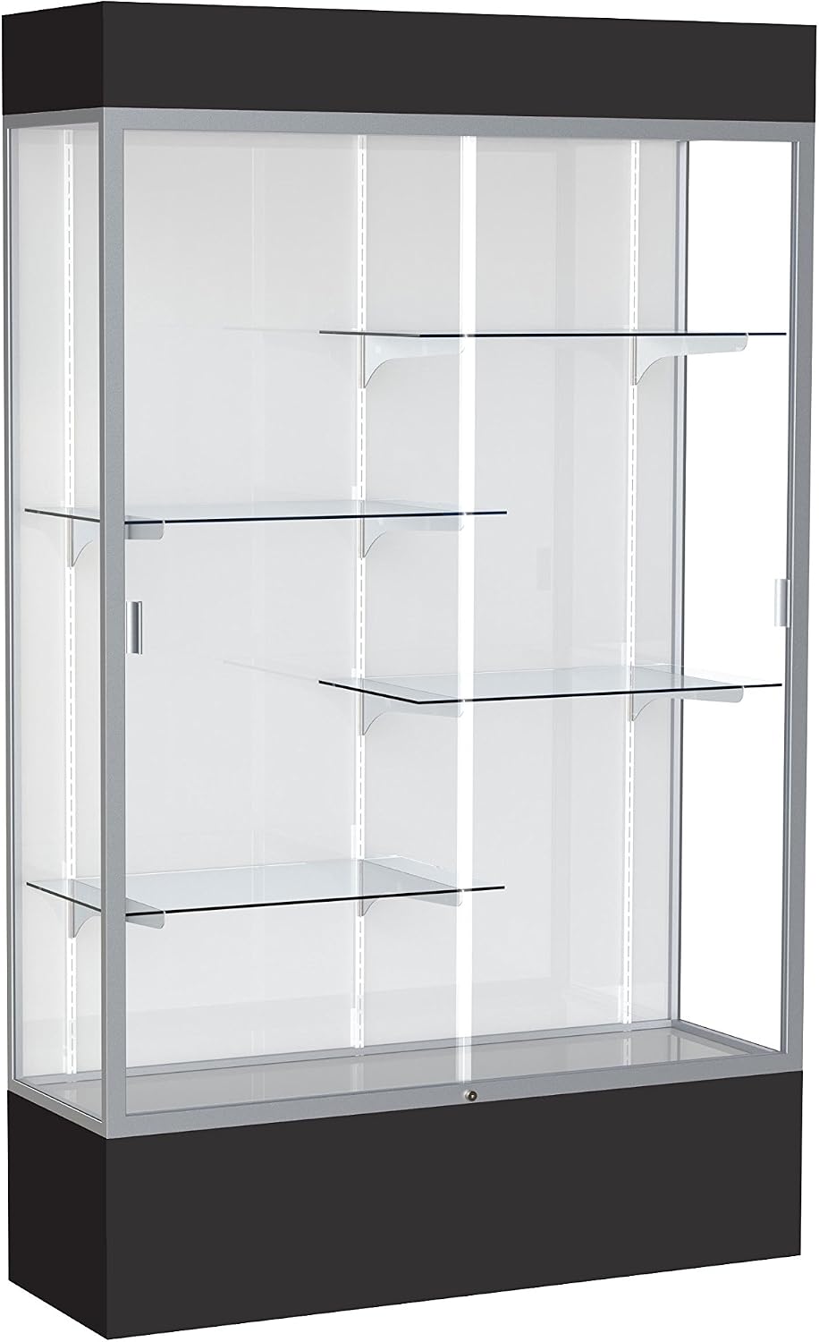 Amazon.com: Waddell Spirit Lighted Floor Display Case, 48" W x 80" H x ...