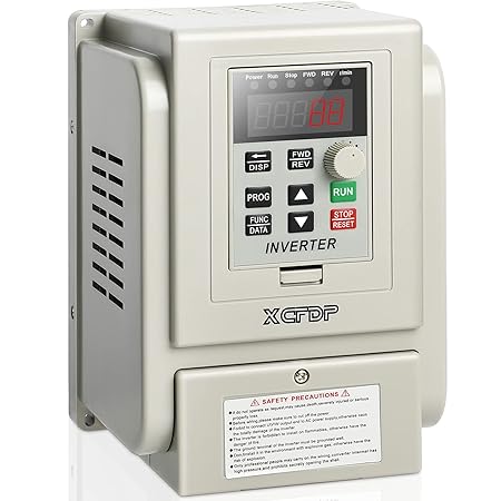 XCFDP AC 220V/2.2kw 3HP Variable Frequency Drive, 12A VFD Inverter ...