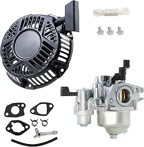 Amazon.com : WOTIAN 590607 Pull Start Assembly and 596079 Carburetor ...