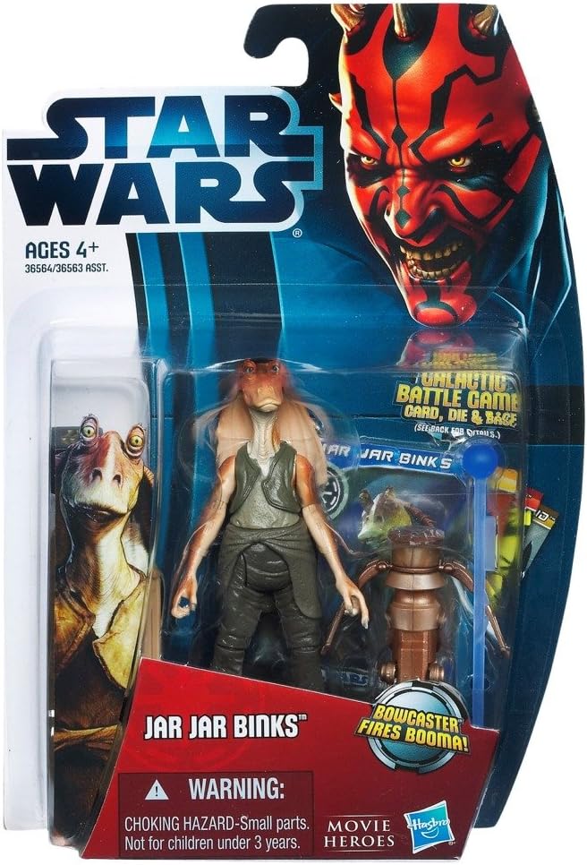 Star Wars Movie Heroes 2012 Jar Jar Binks 3.75 inch Action Figure ...