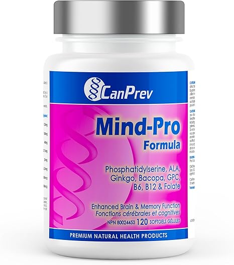 CanPrev Mind-Pro Formula 120 Softgels, 30-Day Supply - Specially ...