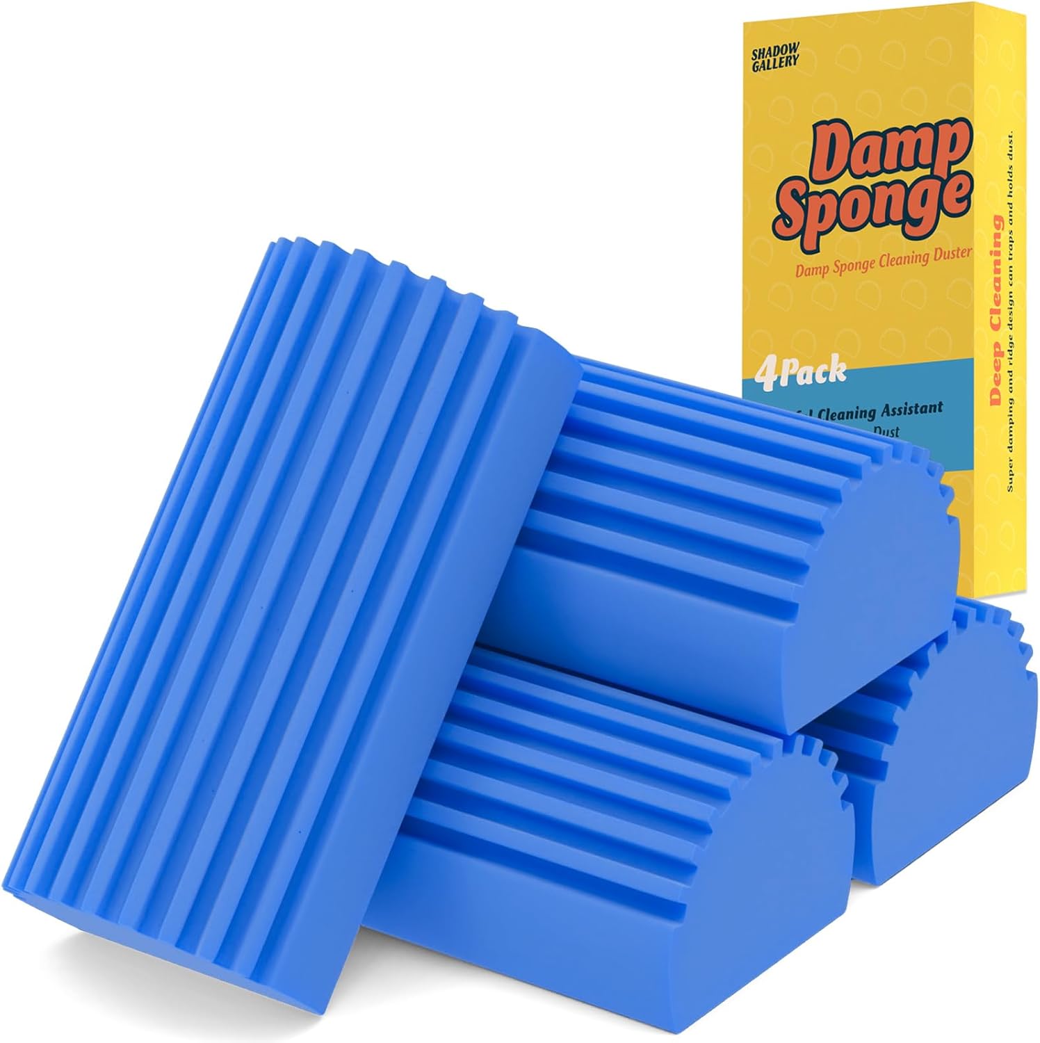 Amazon.com: Cleaning Duster Sponge Damp Tool - 4 Pack Shadowgallery ...