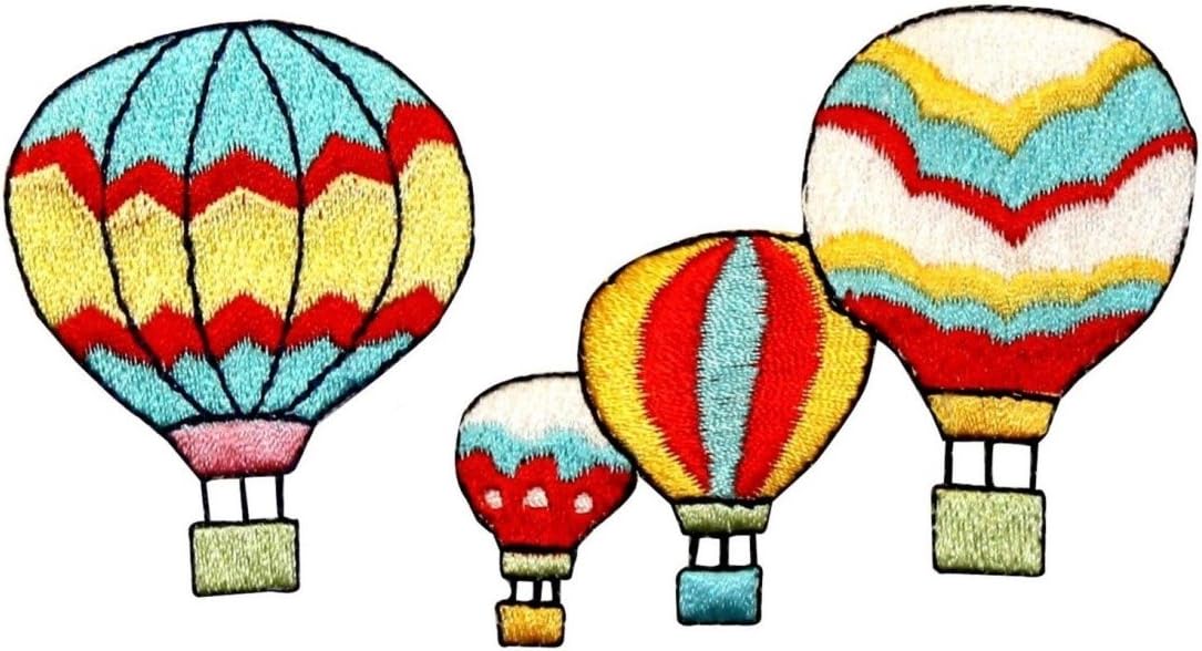 Amazon.com: ID 1103AB Set of 2 Hot Air Balloon Patches Festival ...