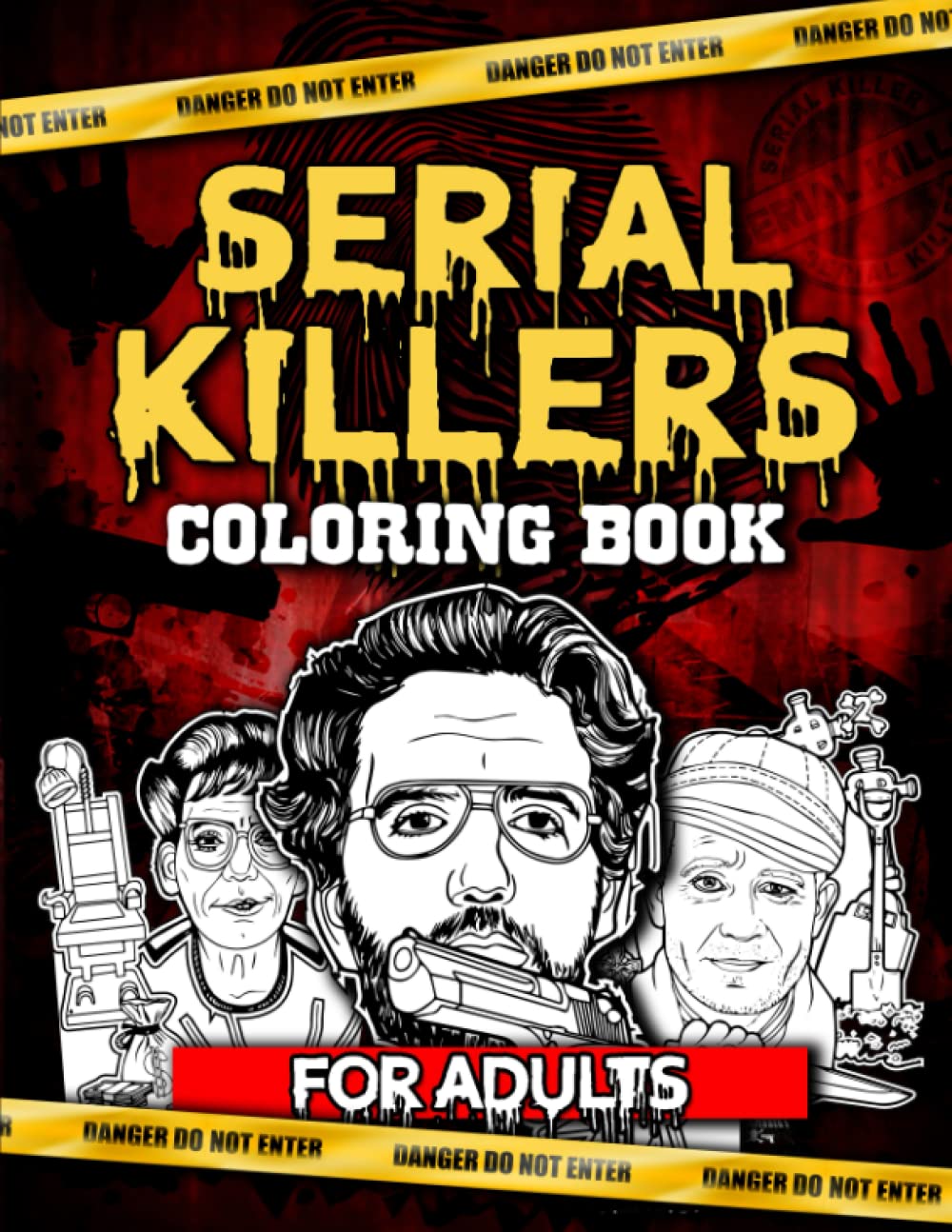 Amazon.com: Serial Killer Coloring Book For Adults: A True Crime Gift ...