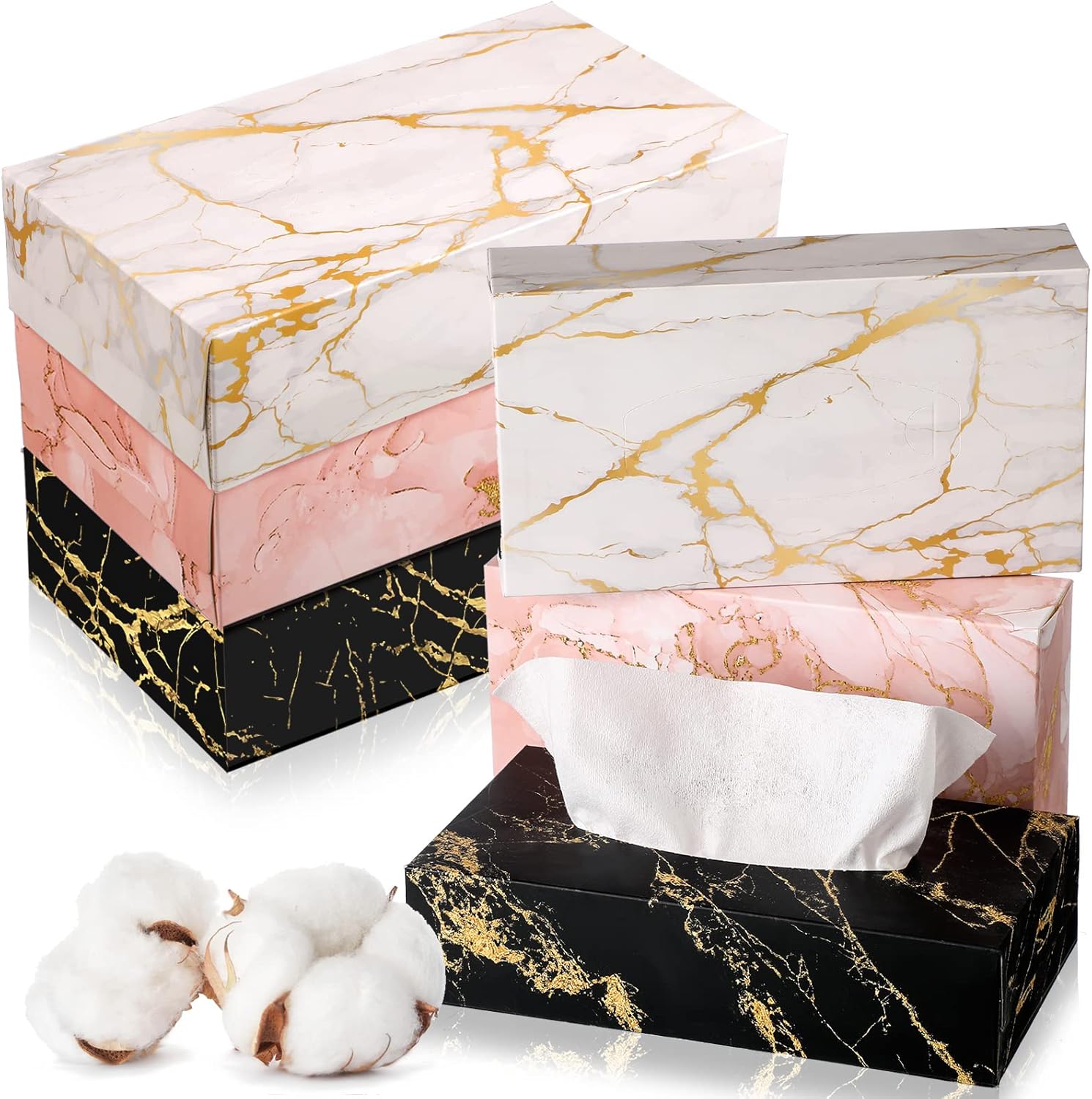 Amazon.com: 6 Boxes Disposable Face Towel 100% Cotton Face Tissues for ...