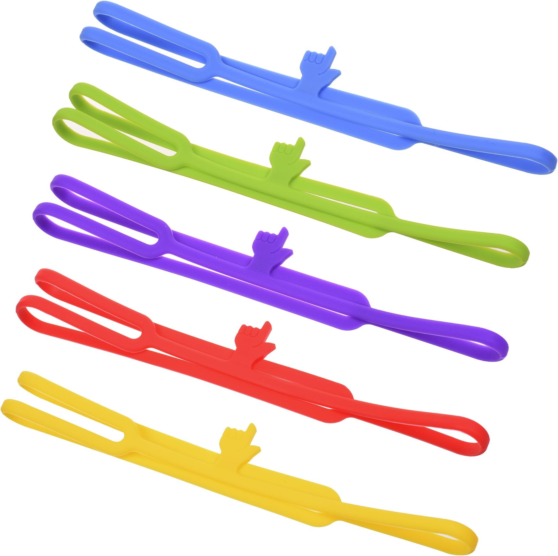 Amazon.com : Silicone Finger Point Bookmarks Book Marker for School ...