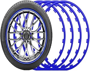 Amazon.com: LenTLy Rim Protector 16-20 Inch Wheel Edge Protector, 4 ...