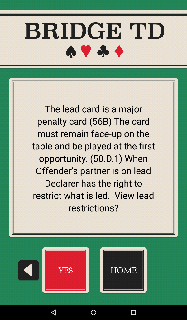 Bridge TD - A Tournament Director on your Smartphone or Tablet, for the ...