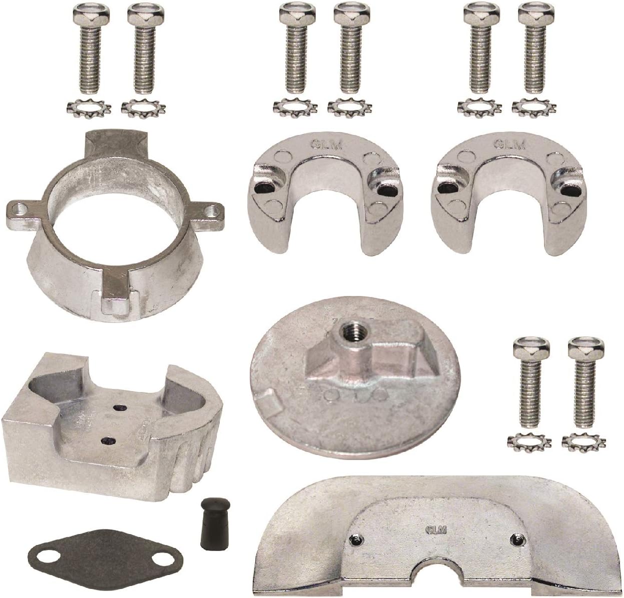 Aluminum Anode Kit for Mercruiser Sterndrive Alpha One Generation II ...