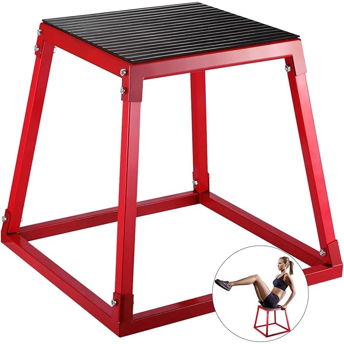Buy Happibuy Plyometric Platform Box Set Fitness Exercise Jump Box Step ...