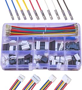 Amazon.com: Tcenofoxy Compatible with Dupont 2.54mm Wire Cable Connectors to HY2.0 Assortment ...