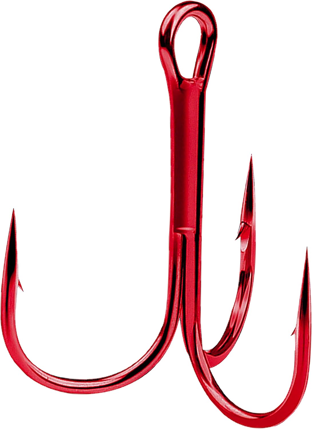 Amazon.com : Red Fishing Treble Hooks, High Carbon Steel Treble Fish ...