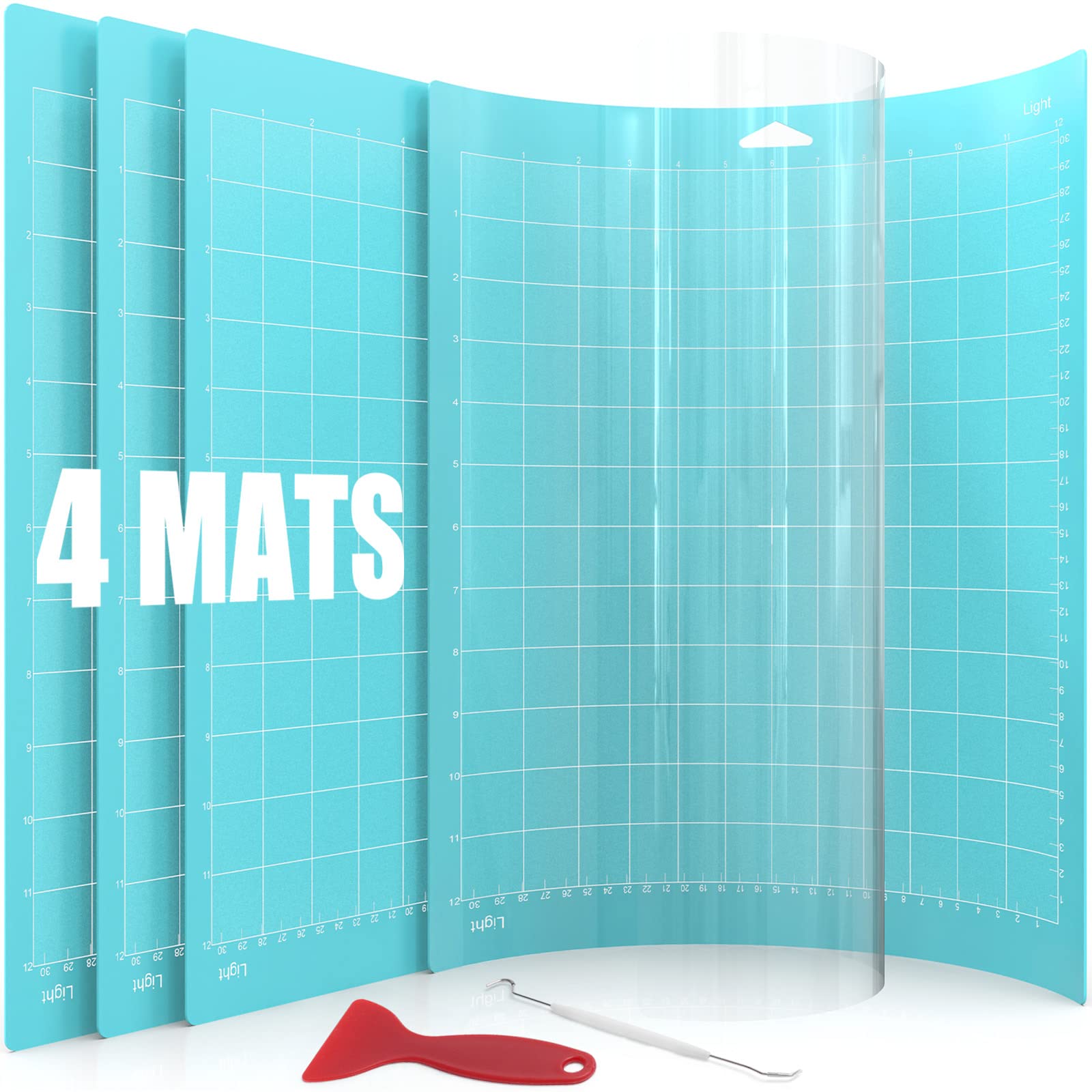 Amazon.com: Lzerking Cutting Mat for Cricut 4 Pack Accessories and ...