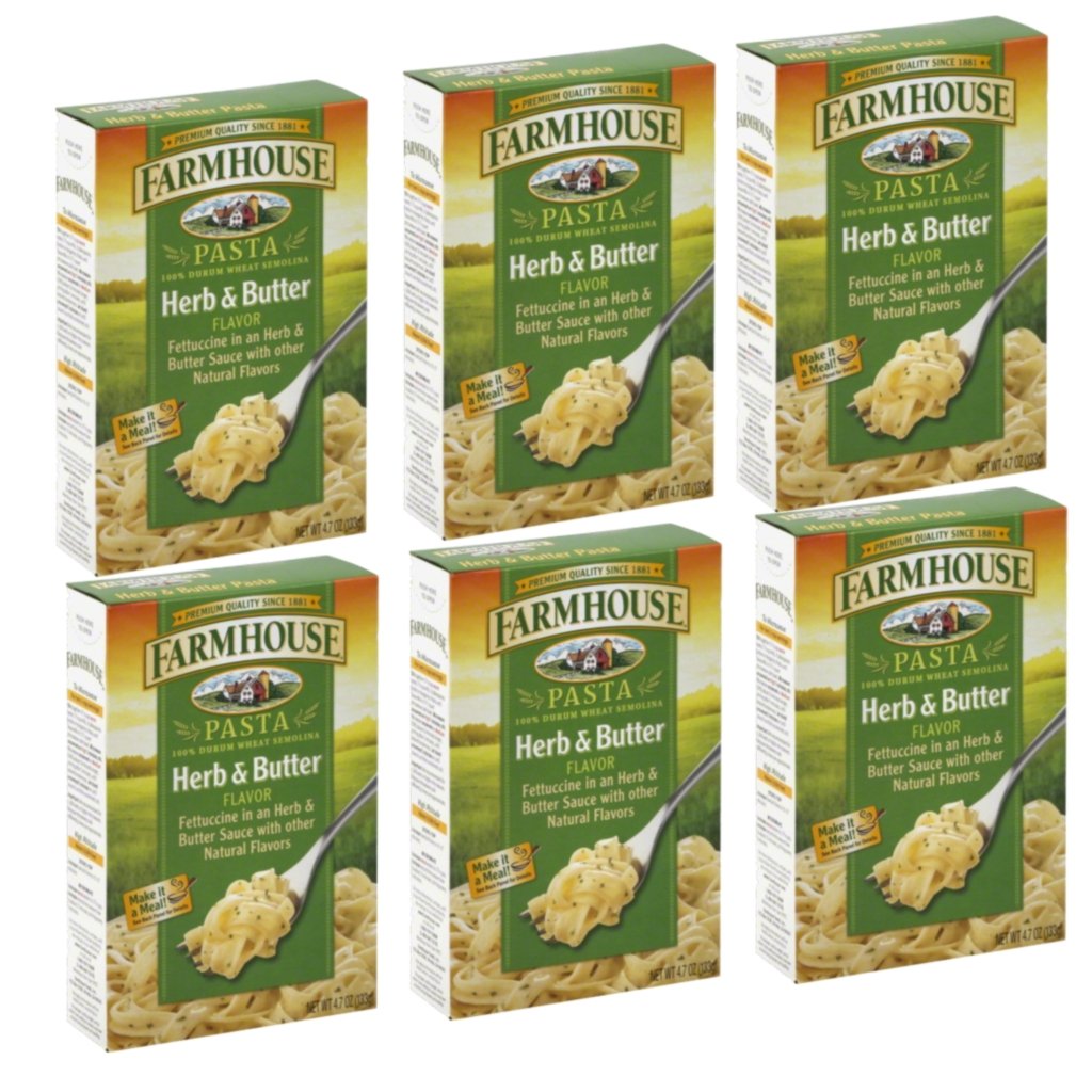 Amazon.com : Farmhouse Pasta,Herb & Butter 4.7 Oz (6 Pack) by Farmhouse ...