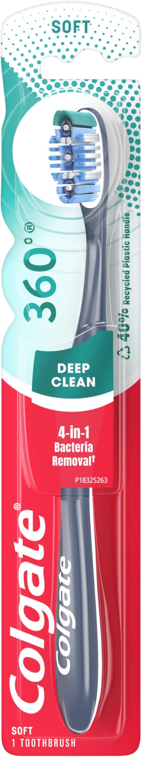 Amazon.com : Colgate 360 Extra Soft Toothbrush for Sensitive Teeth and ...