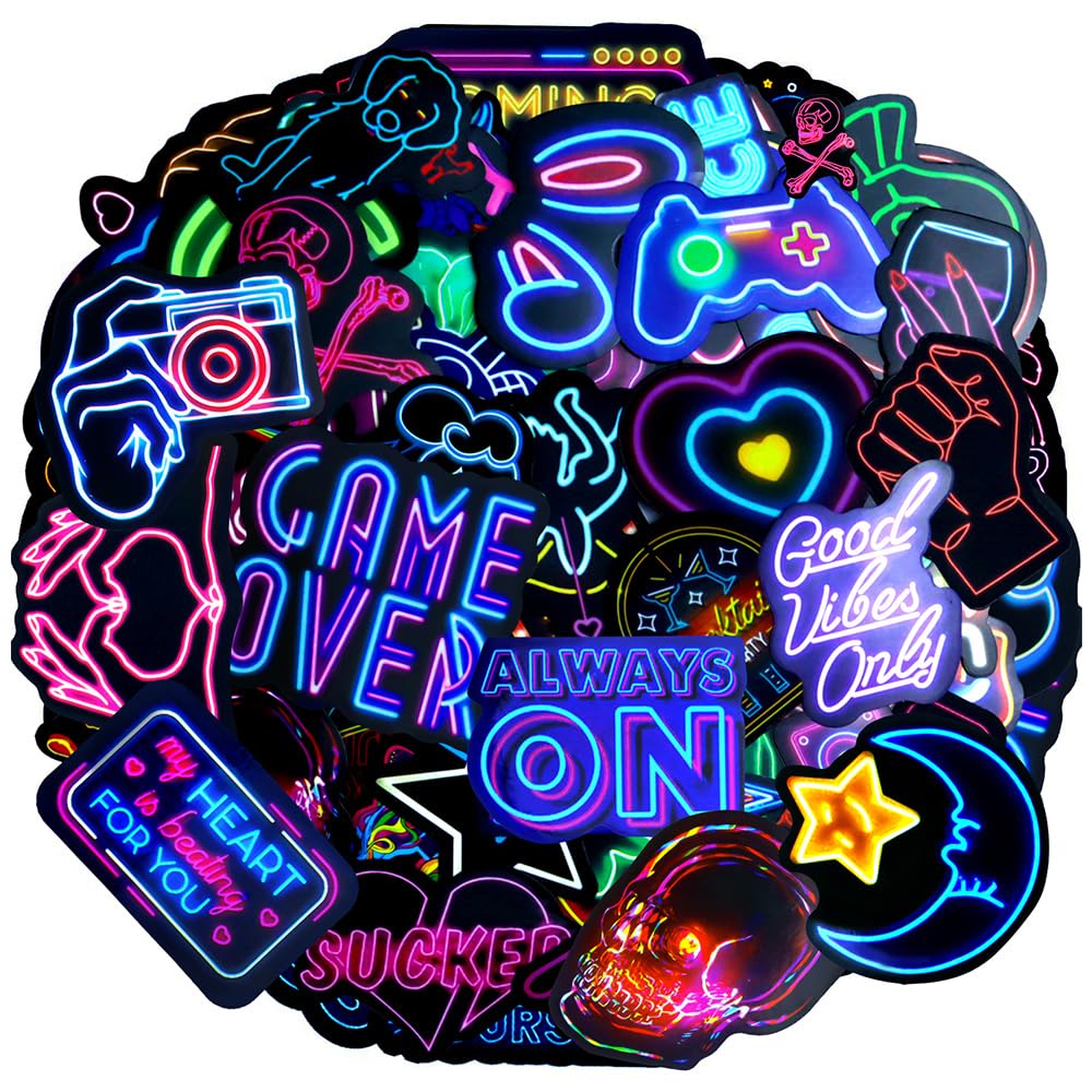 Graffiti Stickers Pack Neon Stickers Non Repeated Graffiti Sticker