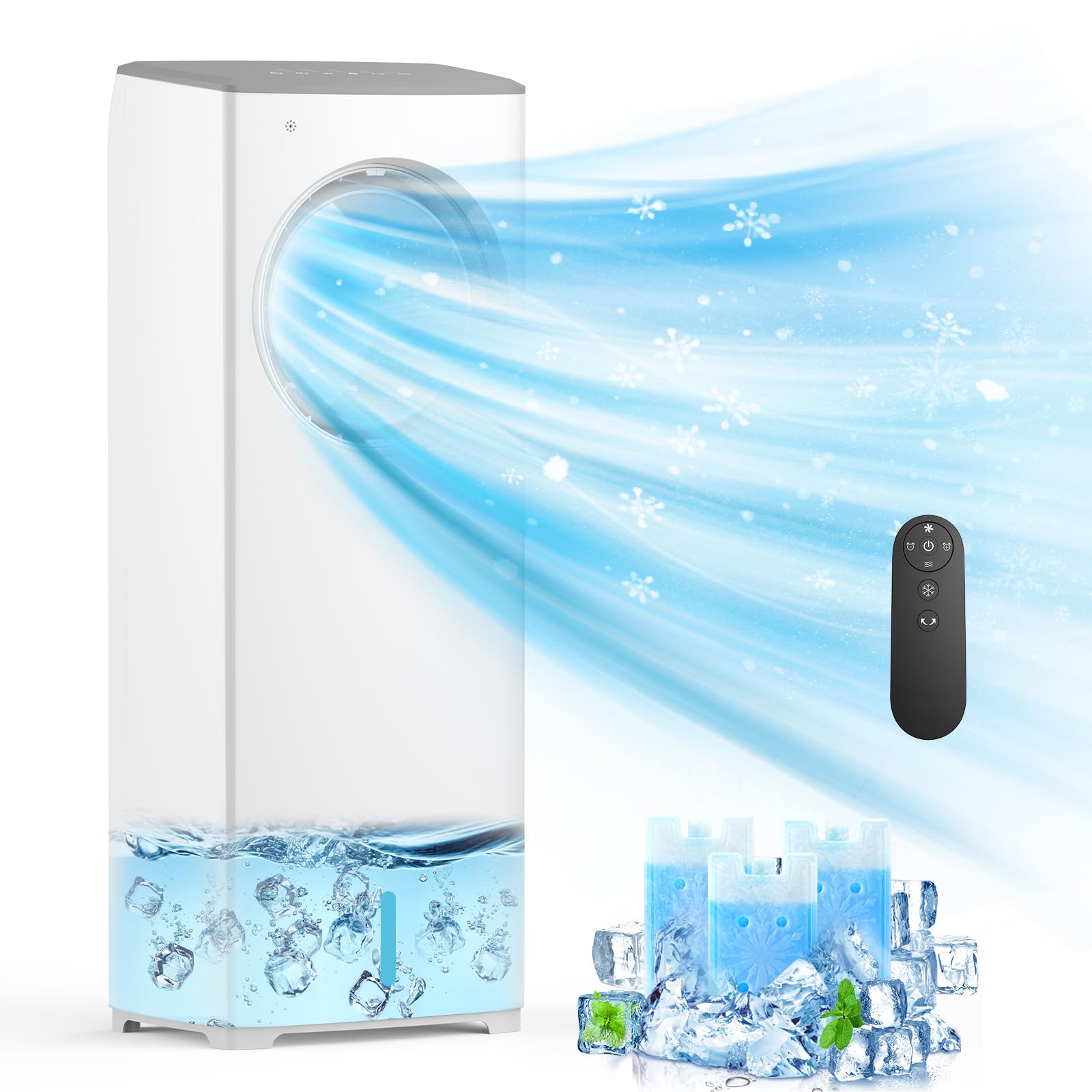 Amazon.com: Evaporative Air Cooler, 3-IN-1 Swamp Cooler 24ft/s ...