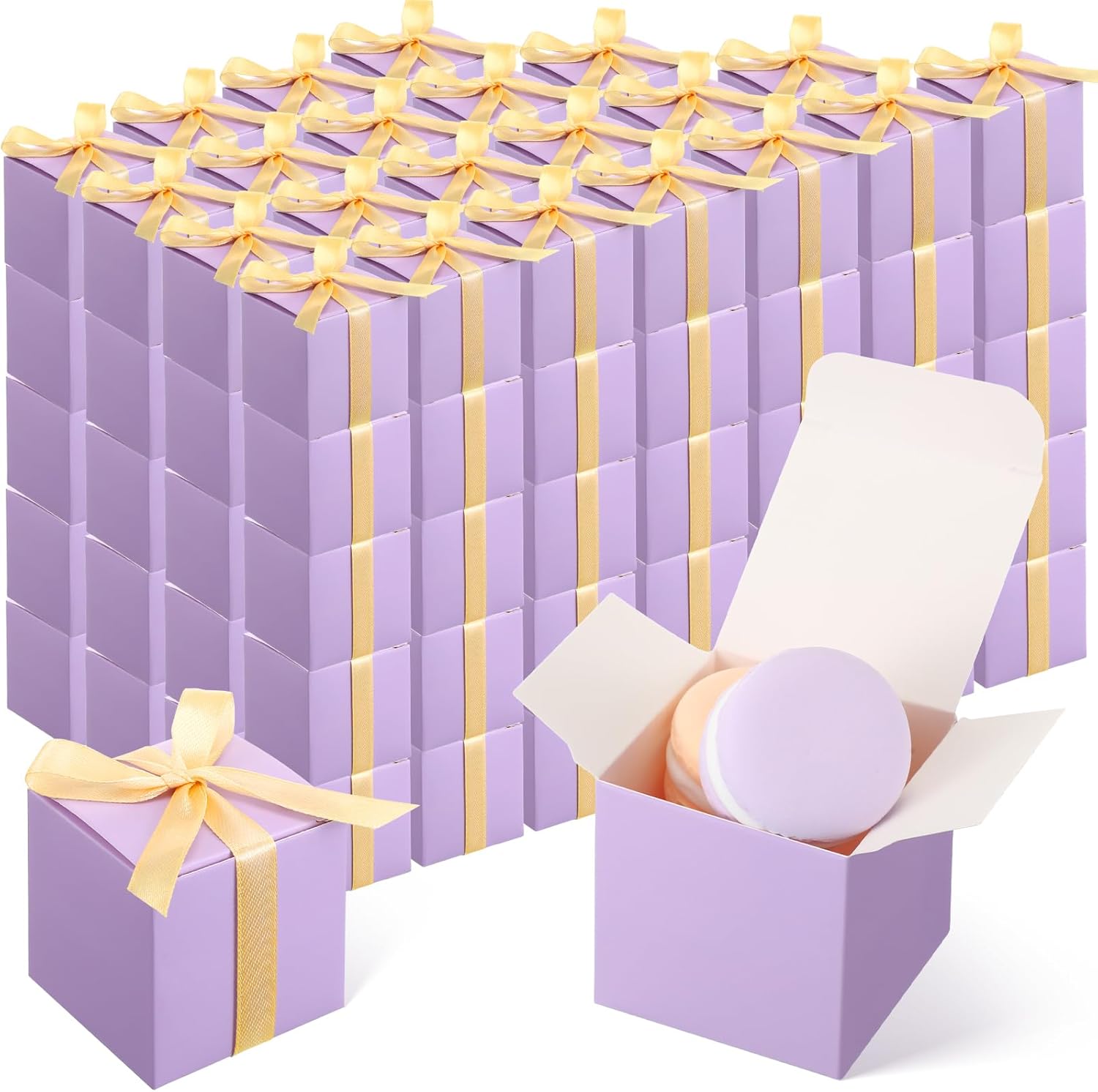 Amazon.com: Jutom 100 Pcs Mini Favor Boxes Extra Small Candy Boxes ...