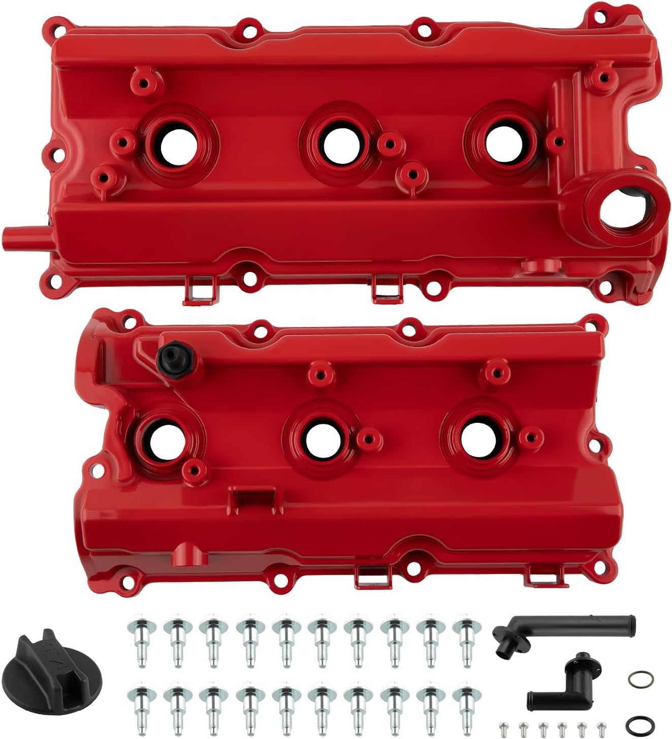 Amazon.com: maXpeedingrods Upgrade Aluminum Engine Valve Cover Left ...