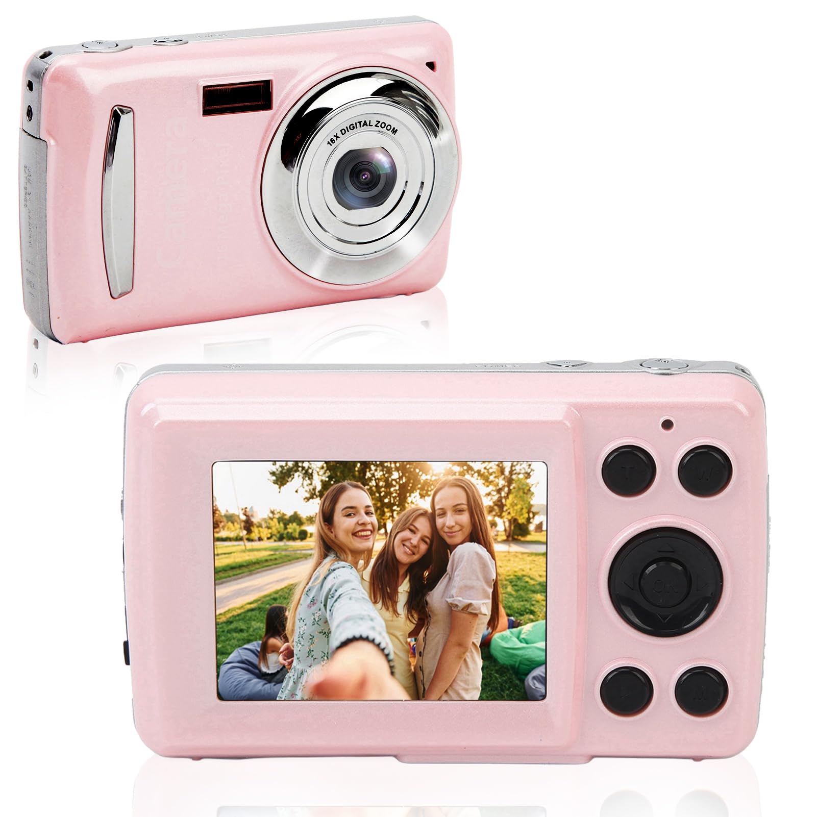 FHD 1080P Digital Camera Auto Focus, 2.4Inch 16MP 16X Digital Zoom ...