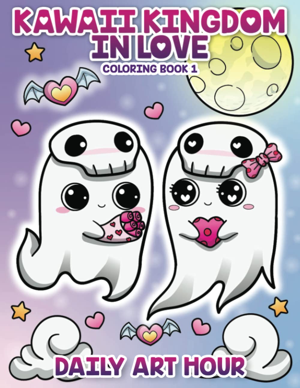 Buy Kawaii Kingdom In Love Coloring Book 1: Cute Adorable Pastel Goth ...