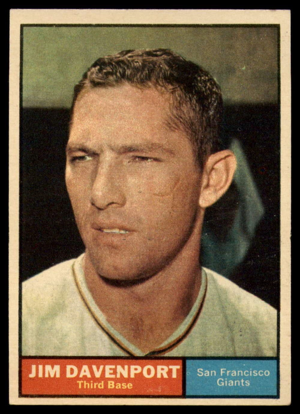 Amazon.com: Baseball MLB 1961 Topps #55 Jim Davenport Excellent+ Giants ...