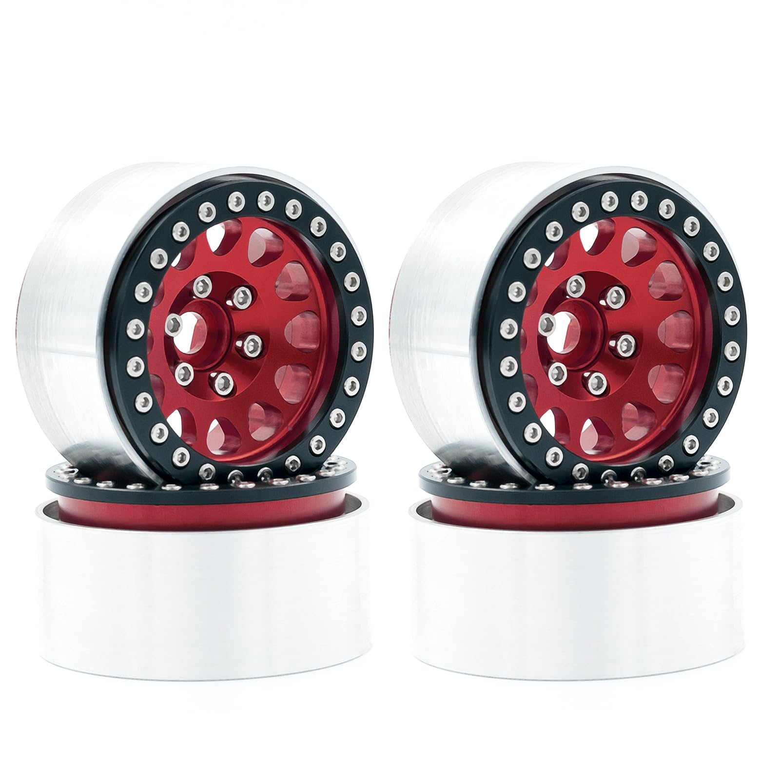 Amazon.com: Lifehead 2.2 Inch Beadlock Wheels Rim Hub Aluminum Alloy RC ...