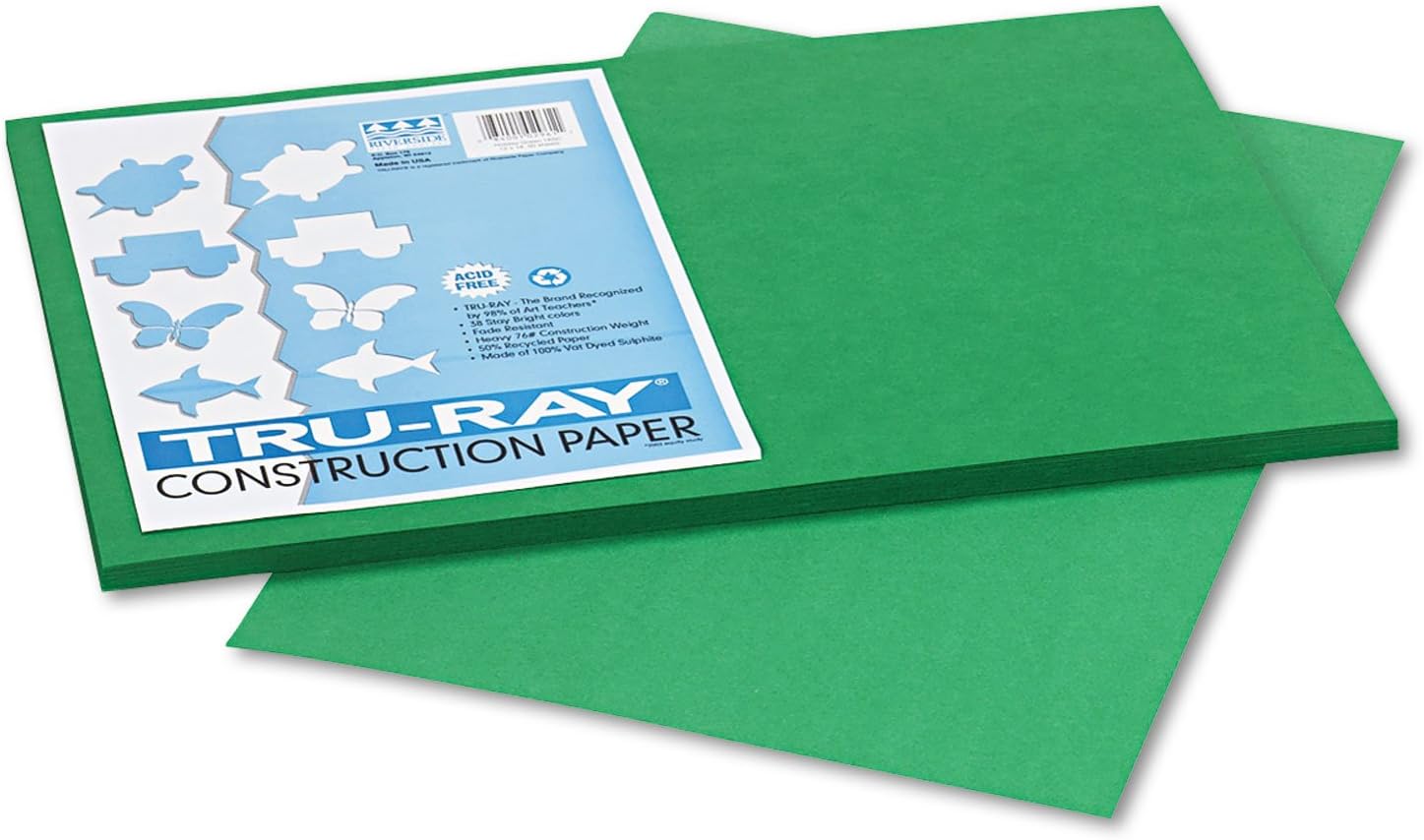 Amazon.com : SunWorks Construction Paper, Sky Blue, 12" x 18", 100 ...