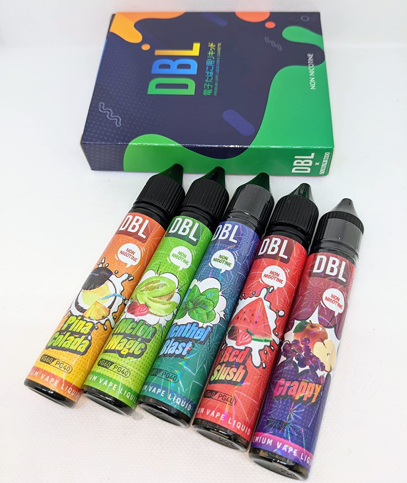 Amazon.co.jp: DBL Electronic Cigarette Liquid, 1.1 fl oz (30 ml) x 5 ...