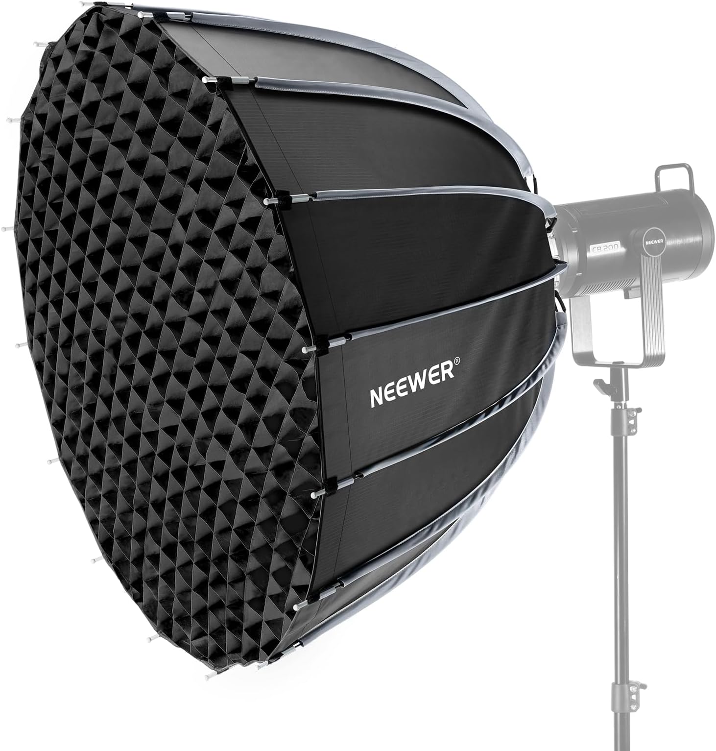 NEEWER 35.4"/90cm Parabolic Softbox Bowens Mount, Quick Release with ...