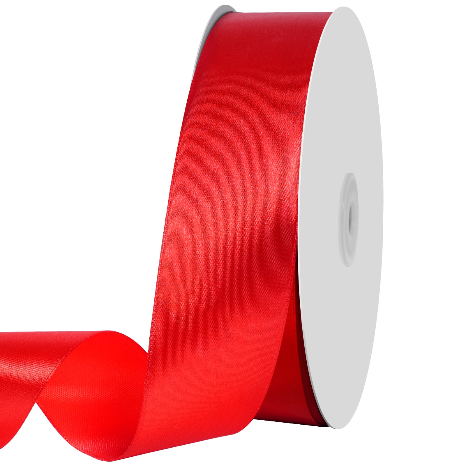Amazon.com: 1 1/2 inch Red Ribbon,100 Yards 1-1/2 inch Red Stain Ribbon ...