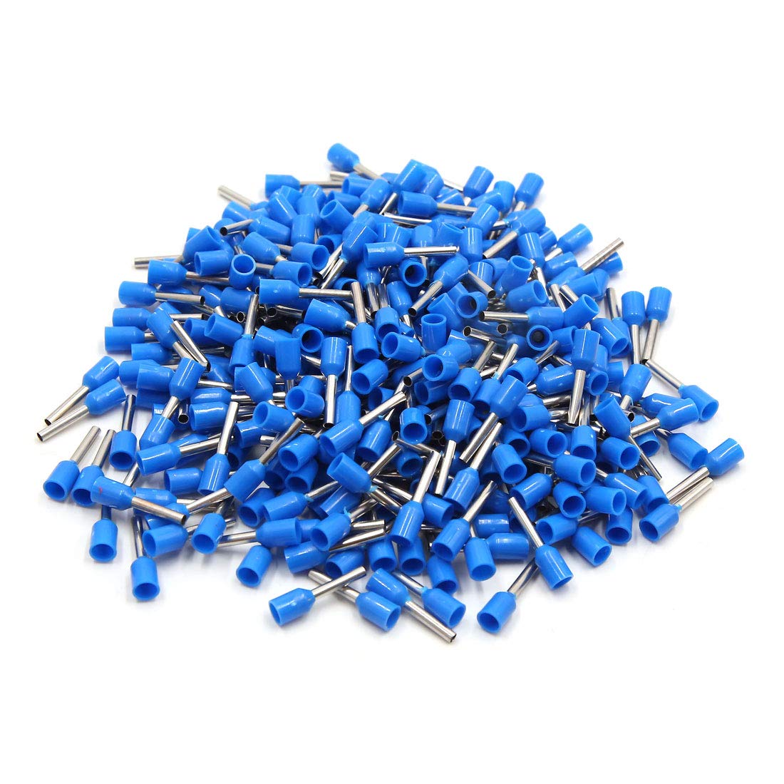uxcell 300pcs Blue Insulated Copper AWG 16 Wire Crimp Connector Cord ...