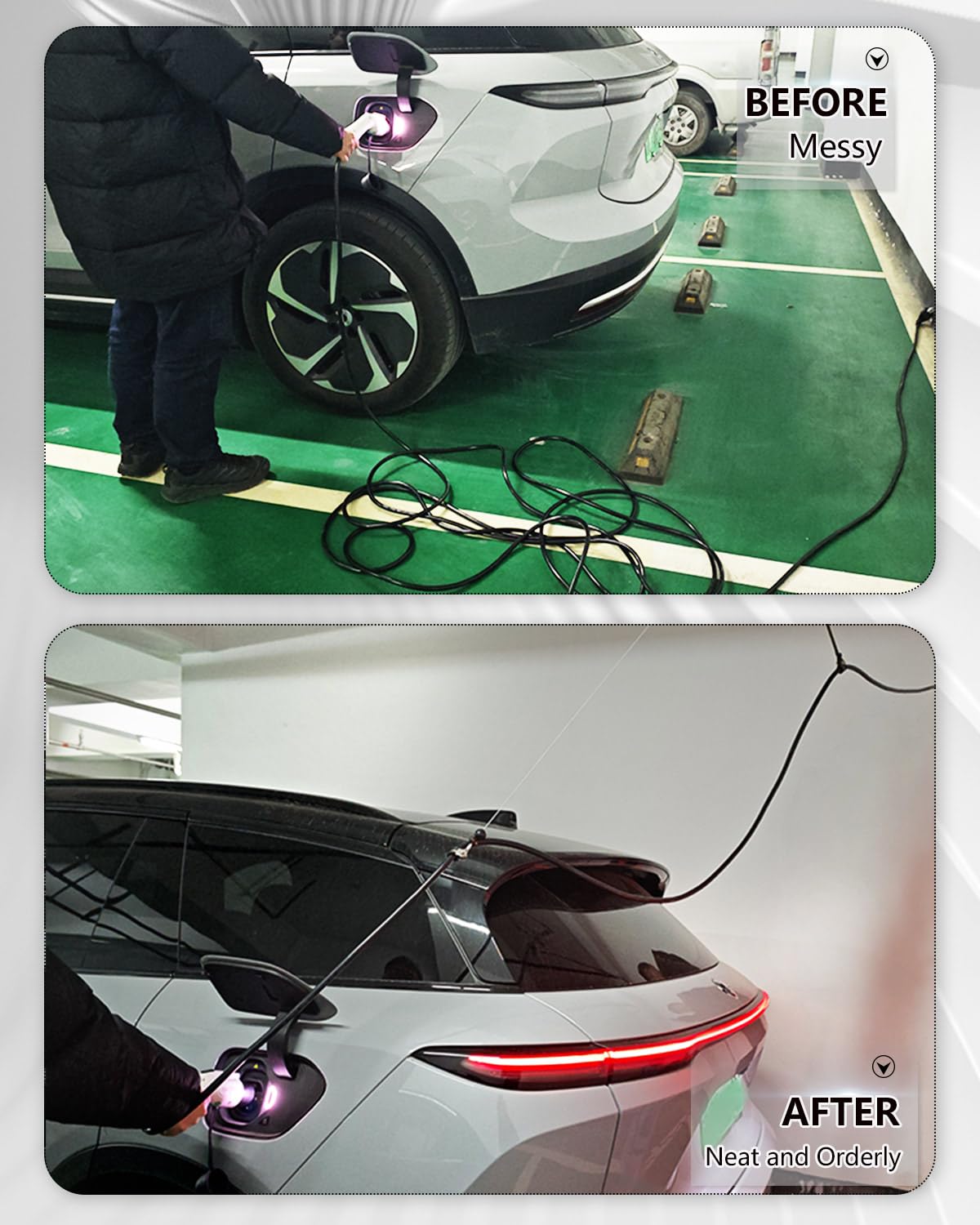 Snapklik.com : EV Charging Cable Holder - EV Connector Retractor ...