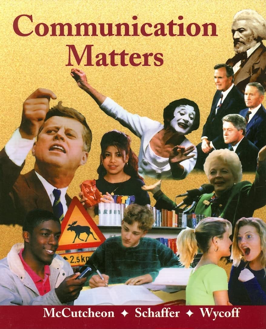 Communication Matters: McCutcheon, Randall, Schaffer, James, Wycoff ...