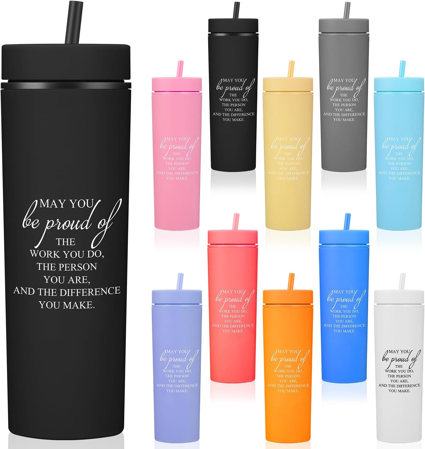 Amazon.com | Rtteri 10 Pcs Thank You Cups Employee Appreciation Gifts ...