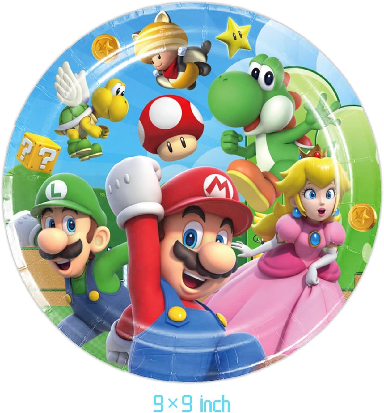 Snapklik.com : 41 PCS Mario Theme Birthday Party Supplies, 20 Mario ...