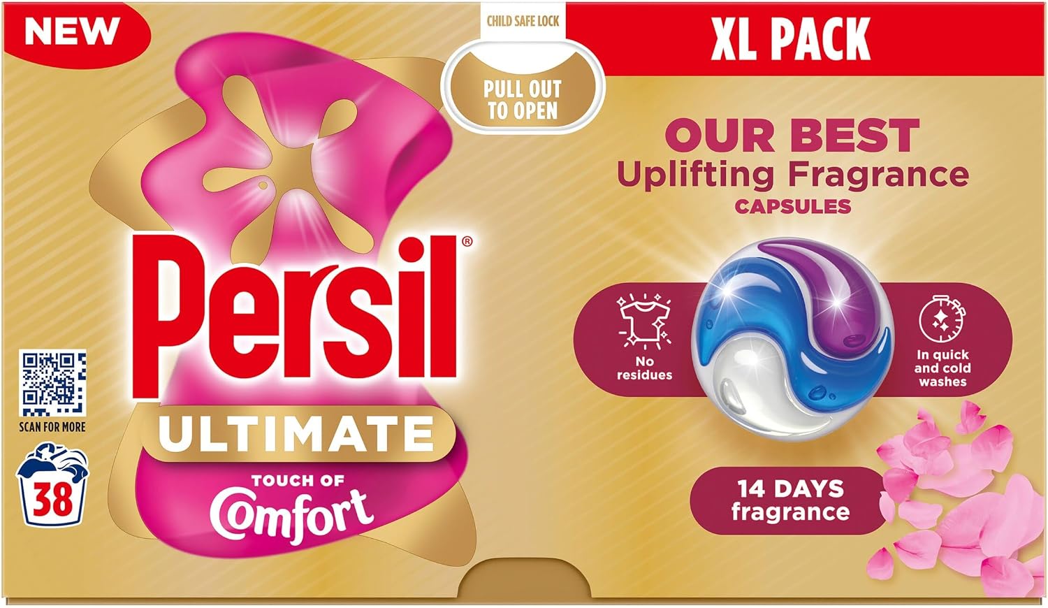 Persil Ultimate Touch of Comfort Washing Capsules 38 washes : Amazon.co ...