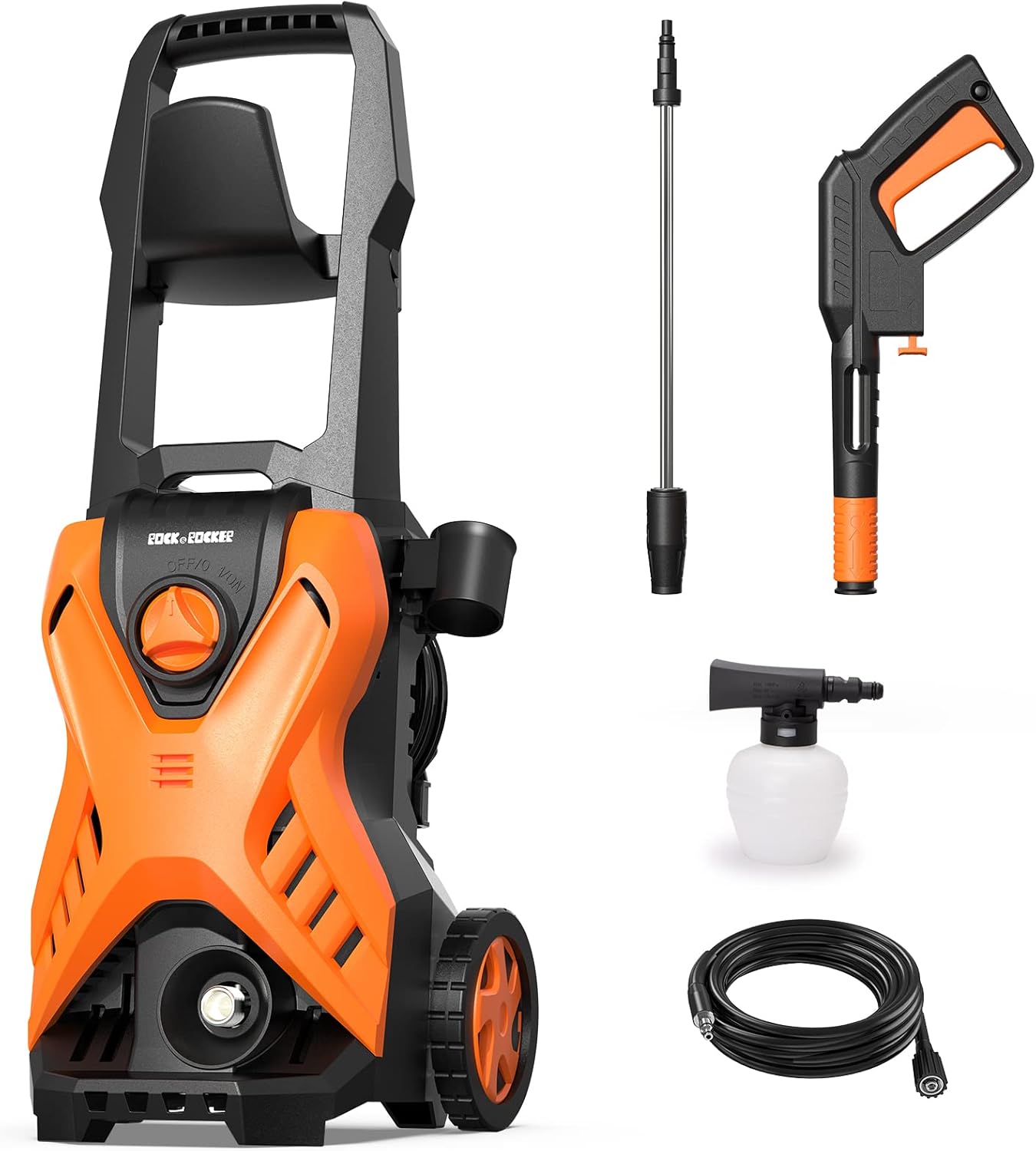 Amazon.com : Rock&Rocker Electric Pressure Washer, 2150PSI Max Power ...