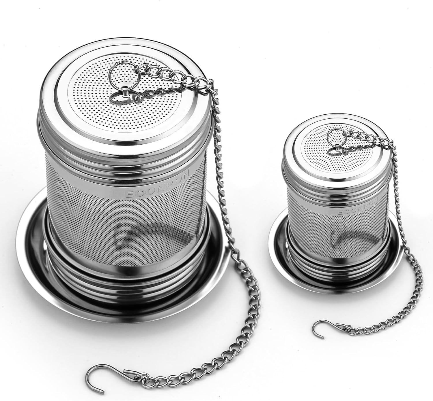 Amazon.com: ECONPON 2 Pack Stainless Steel Tea Infuser for Loose Leaf ...