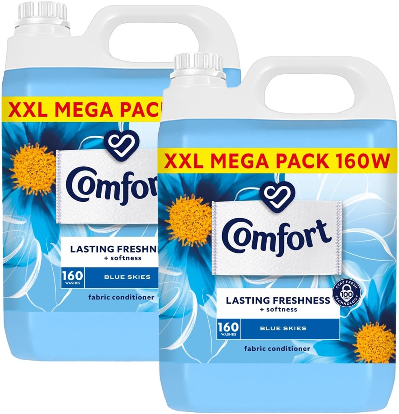 Comfort Blue Skies Fabric Conditioner XXL Mega Pack Fabric Softener ...