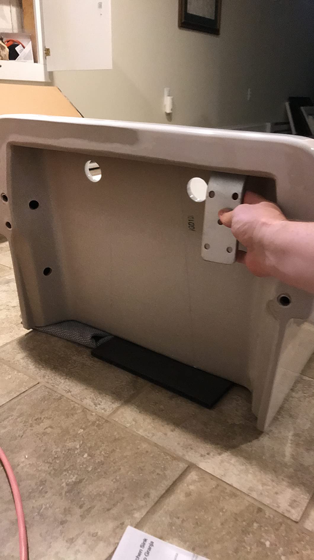 $32/mo - Finance ELLAI Ceramic Farm Style Utility Sink White High Back ...