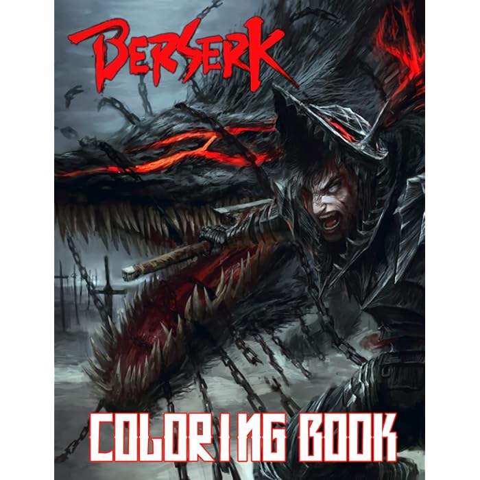 Buy Berserk Coloring Book: Perfect Coloring Book For Adults and Kids ...